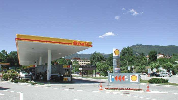 Progetto industriale Stazioni di servizio SHELL